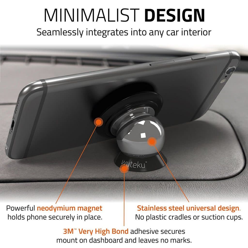Review of Wuteku Dashboard Magnetic Phone Mount Kit - The Car Stuff
